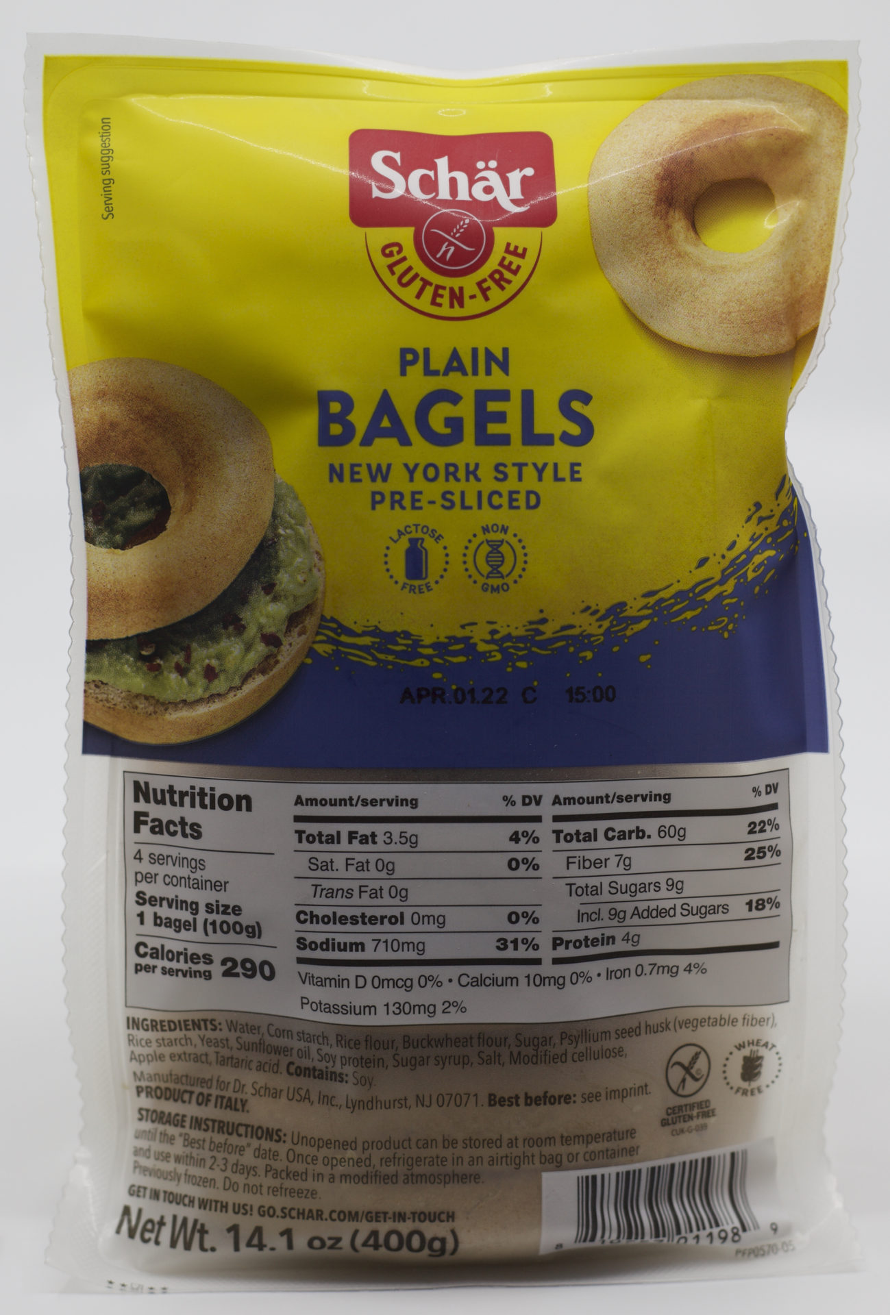 Schär Gluten Free Plain Bagels - Packaged Food Reviews