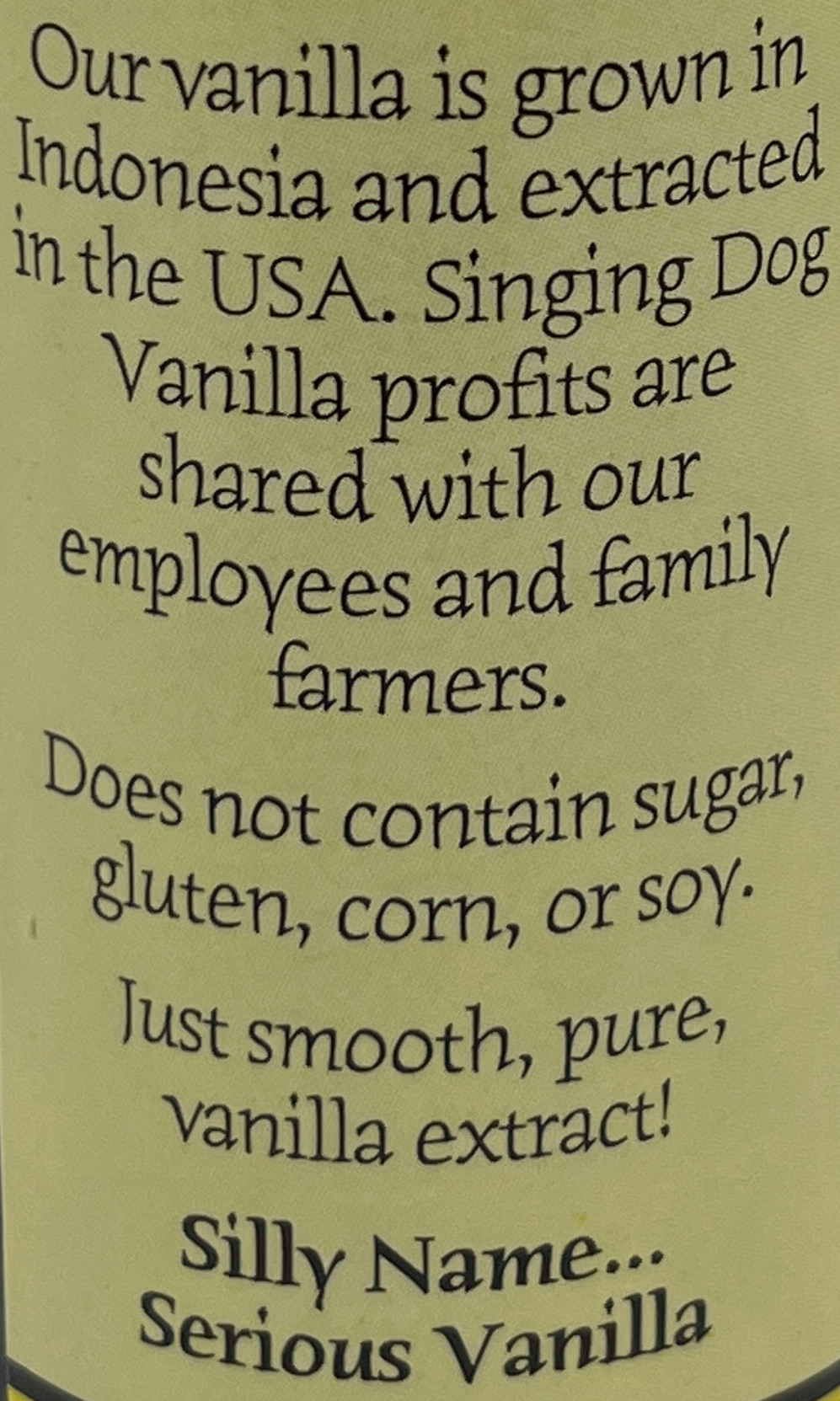 Singing Dog Vanilla - Packaged Food Reviews