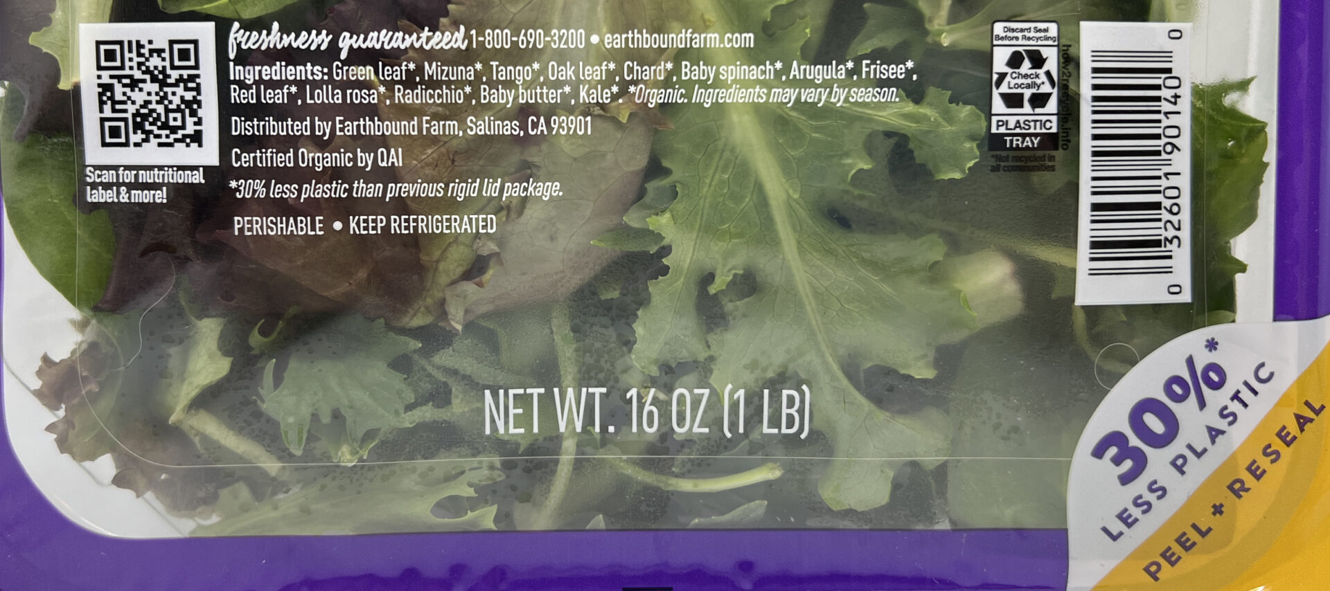 Earthbound Farm Organic Spring Mix - Packaged Food Reviews