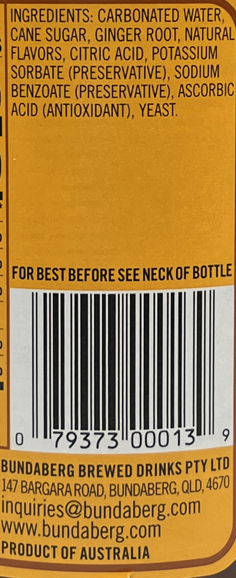 Bundaberg Ginger Beer - Packaged Food Reviews