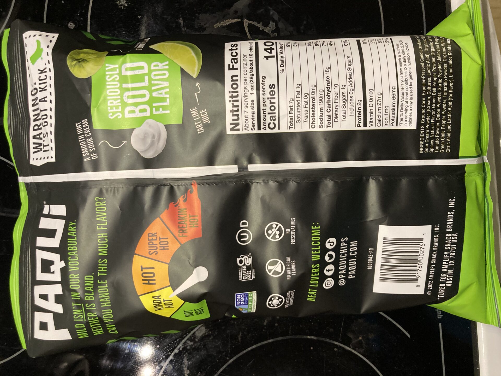 Paqui zesty salsa verde - Packaged Food Reviews