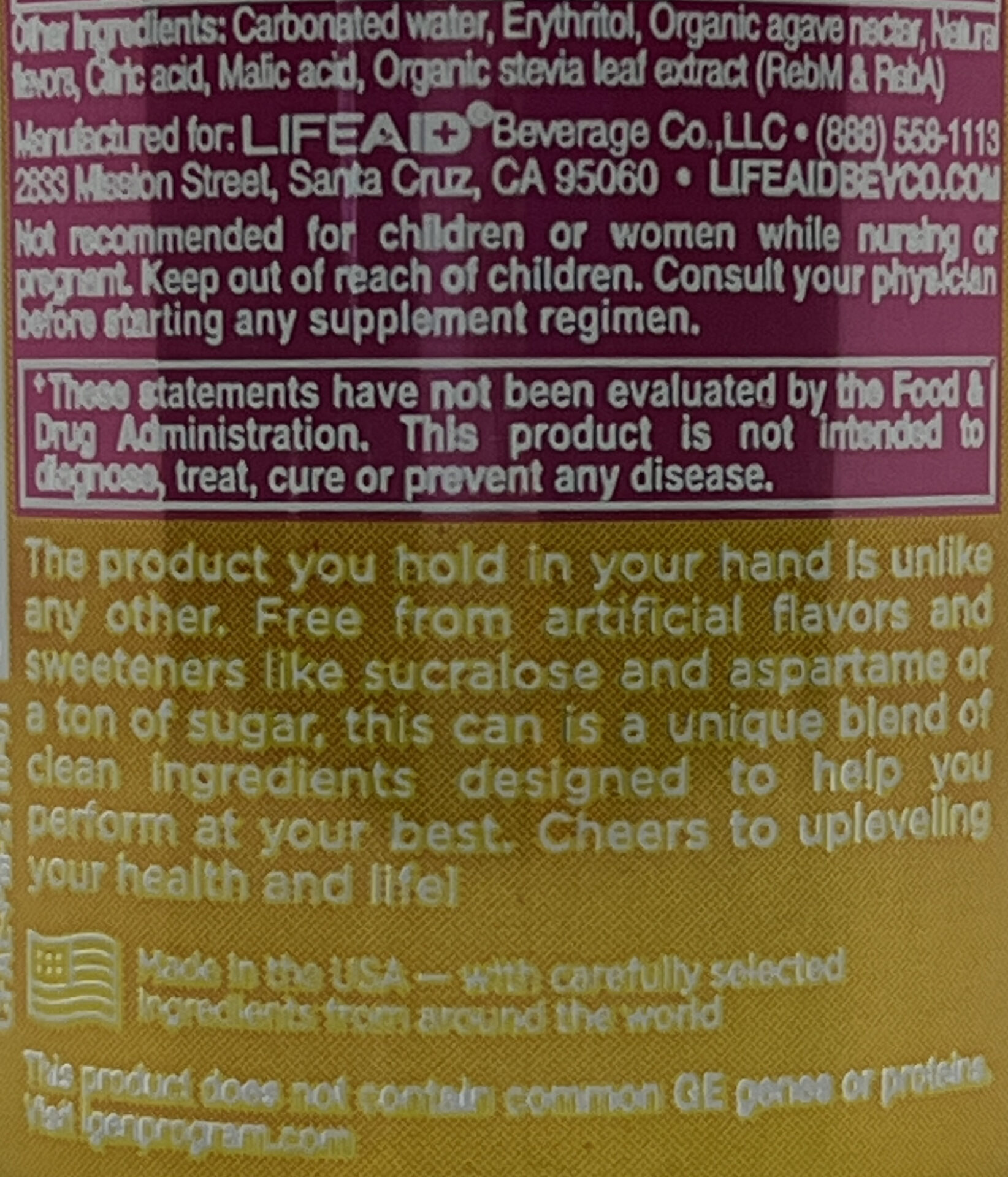 Fitaid Energy Peach Mandarin Blend - Packaged Food Reviews