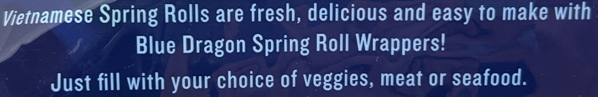 Blue Dragon Vietnamese Spring Rolls - Packaged Food Reviews