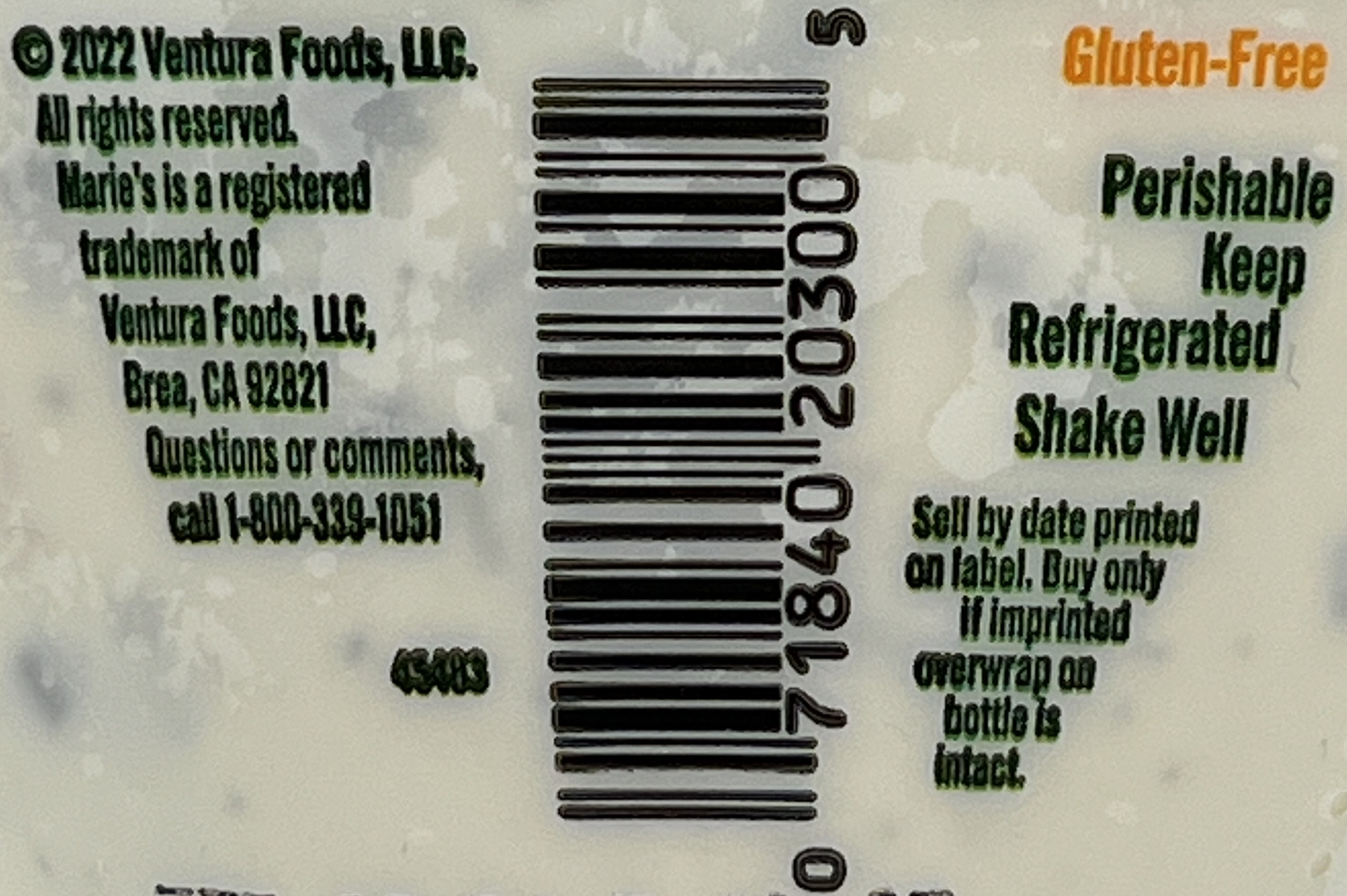 Marie’s Creamy Homestyle Ranch - Packaged Food Reviews