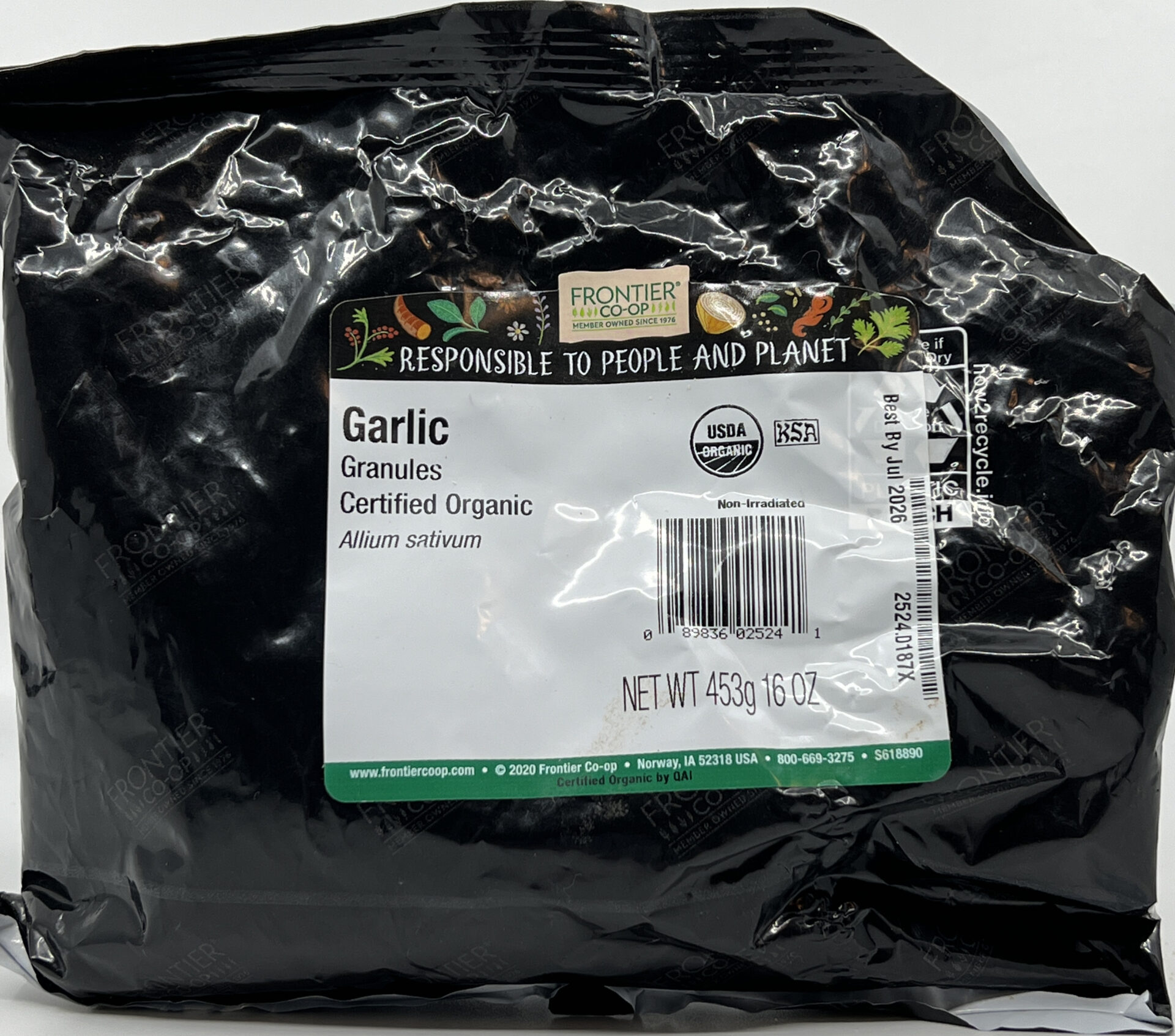 Frontier Organic Garlic Granules - Packaged Food Reviews